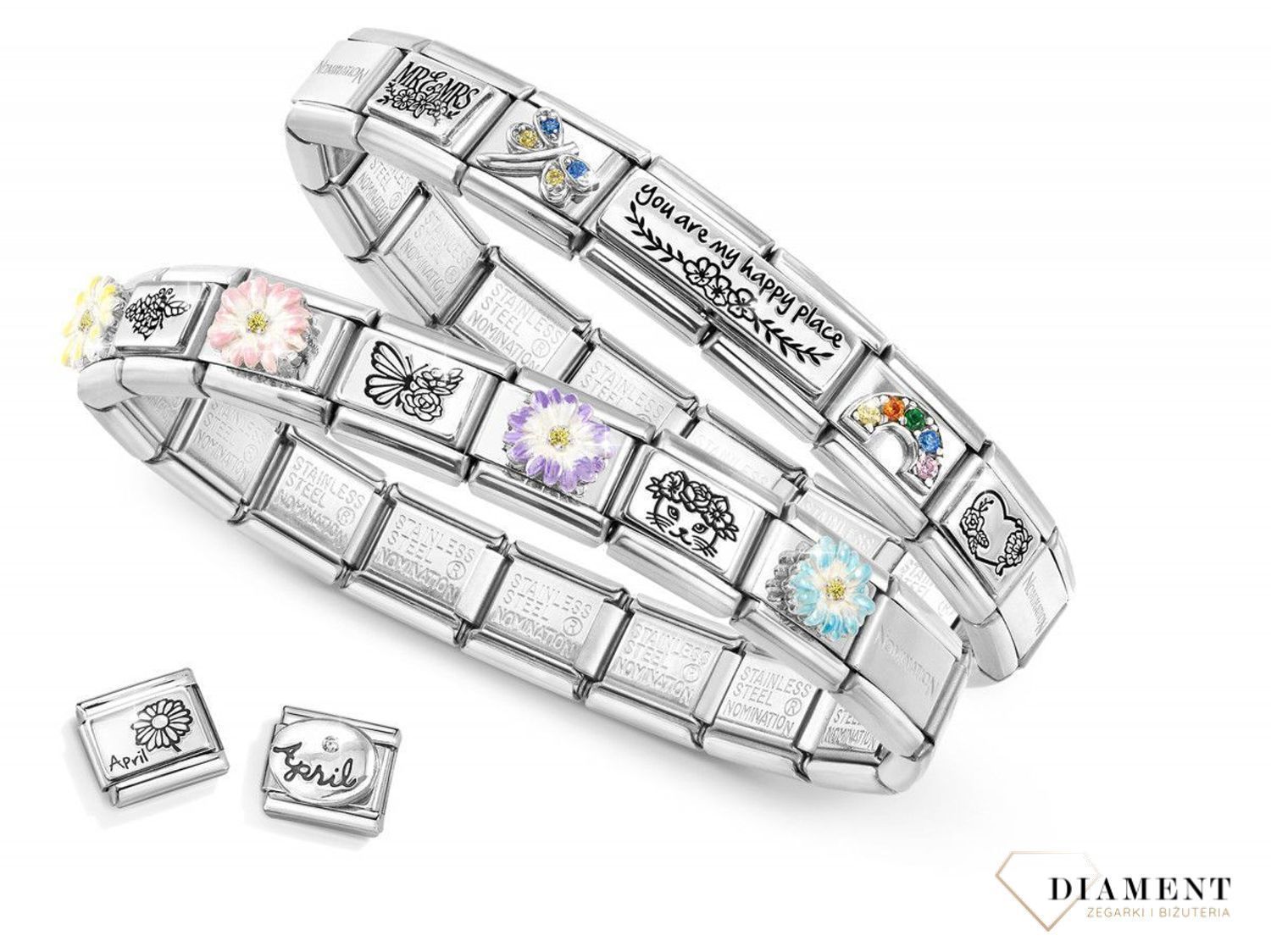 Nomination Link 18K zawieszka złoto Różowy cukierek 030272 72 - www ...