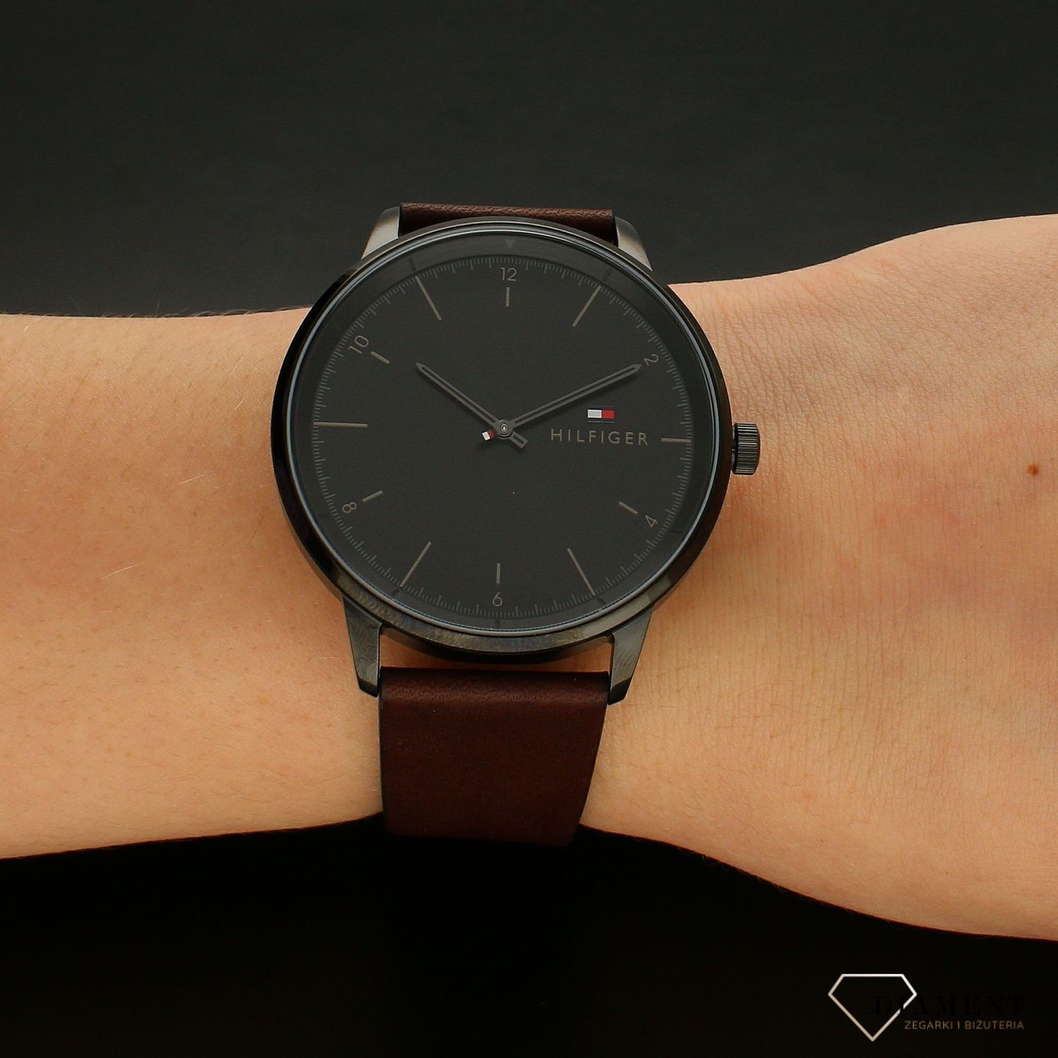 Zegarek męski na pasku Tommy Hilfiger Hendrix 1791876 - www.zegarki ...