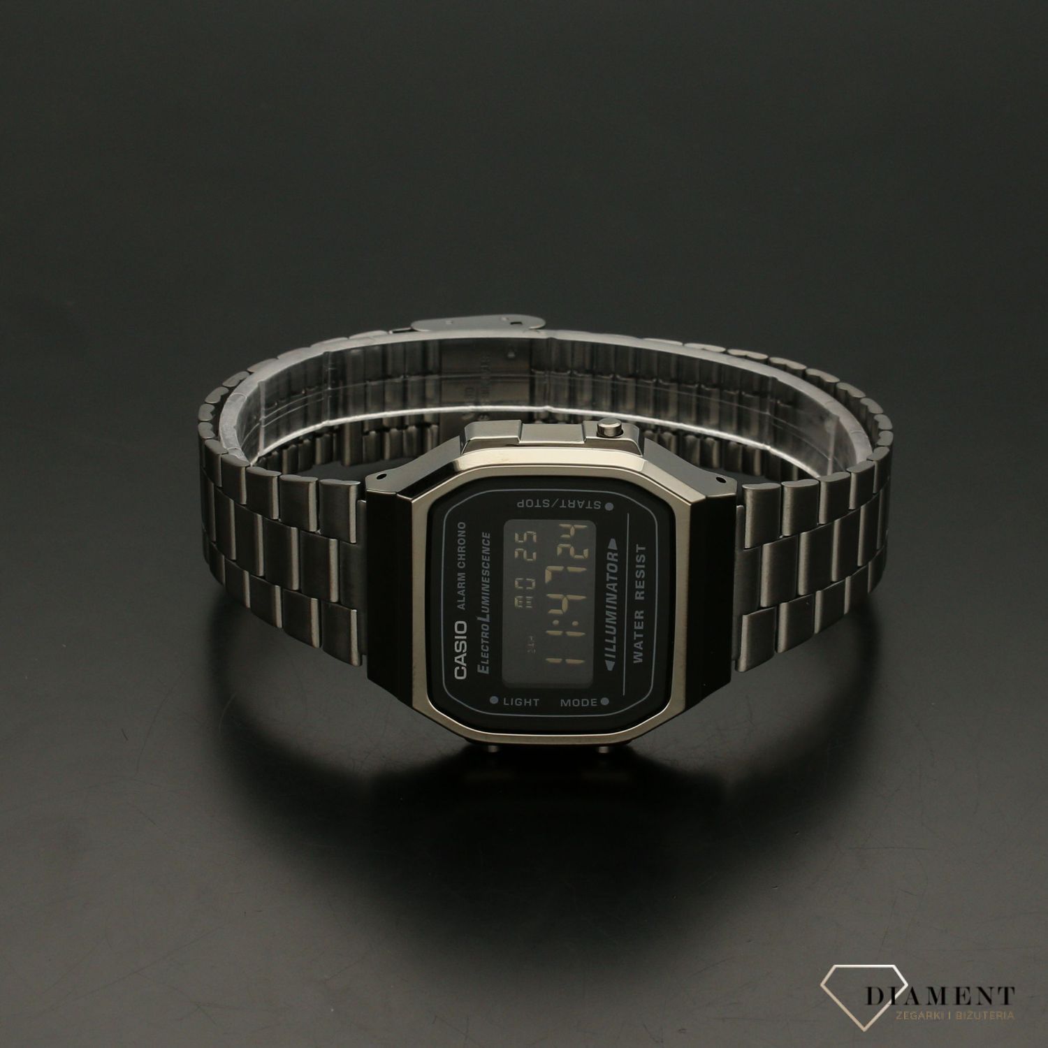 Zegarek Casio Retro Vintage A168WEGG-1BEF - www.zegarki-diament.pl