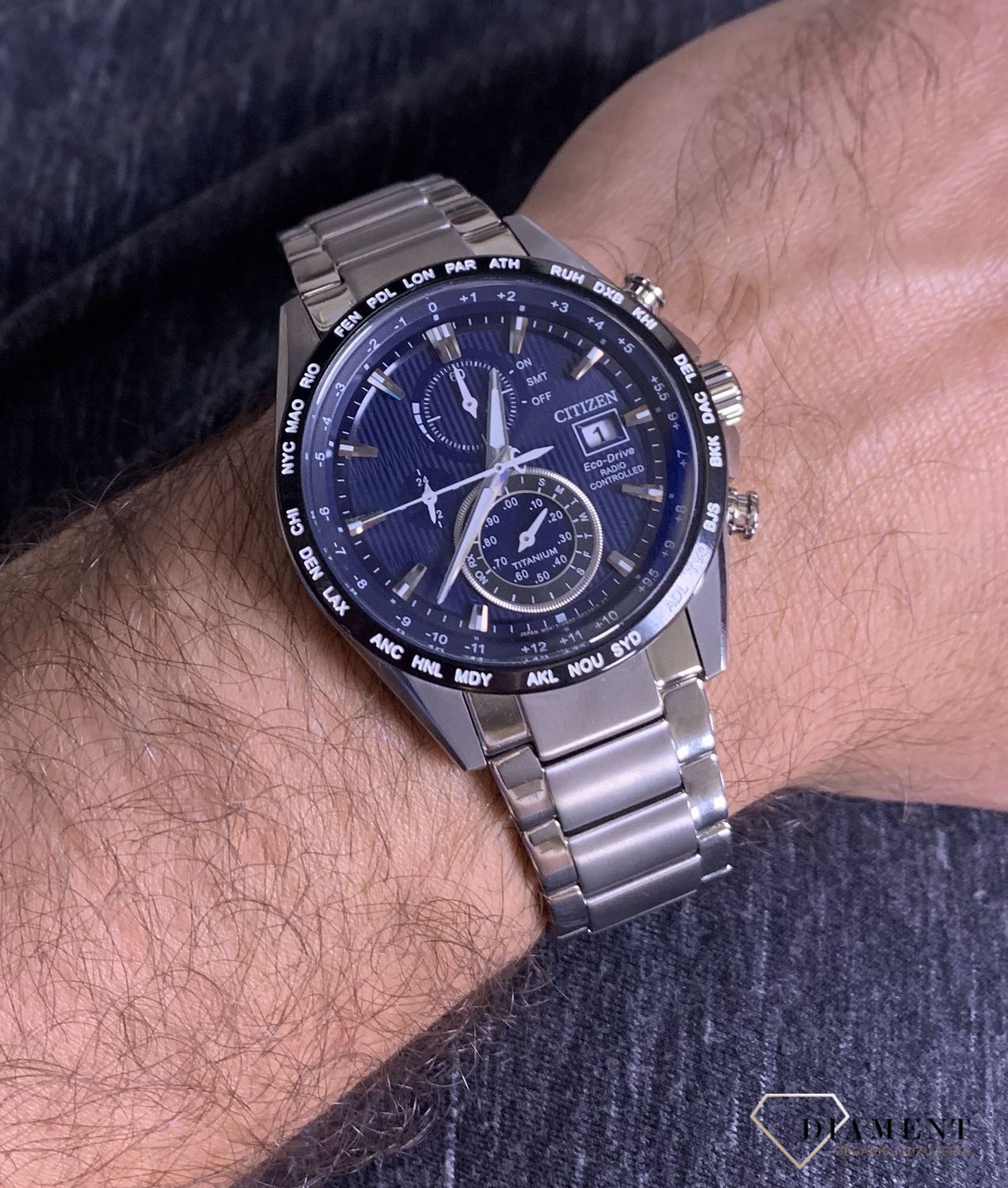 Zegarek męski Citizen Eco-drive Chronograf AT8154-82L - www.zegarki ...