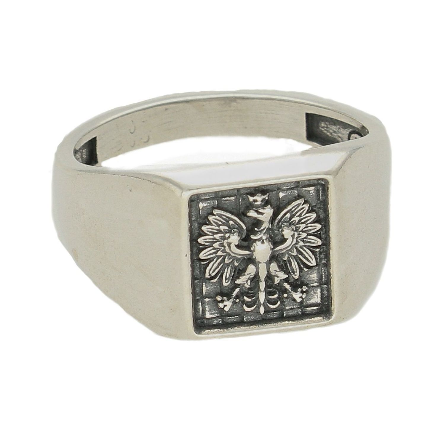 Srebrny sygnet męski 925 Orzeł DIA-PRS-400514 AT-925 - www.zegarki ...