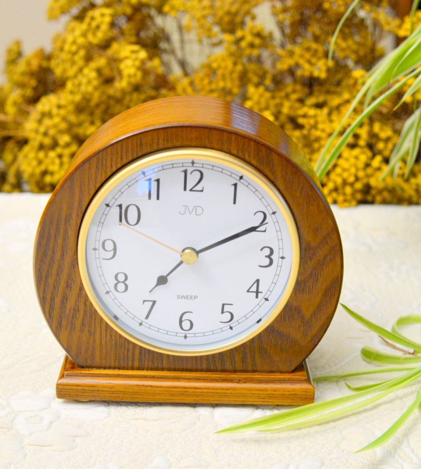 Zegar kominkowy drewniany JVD HS3280.2 - www.zegarki-diament.pl