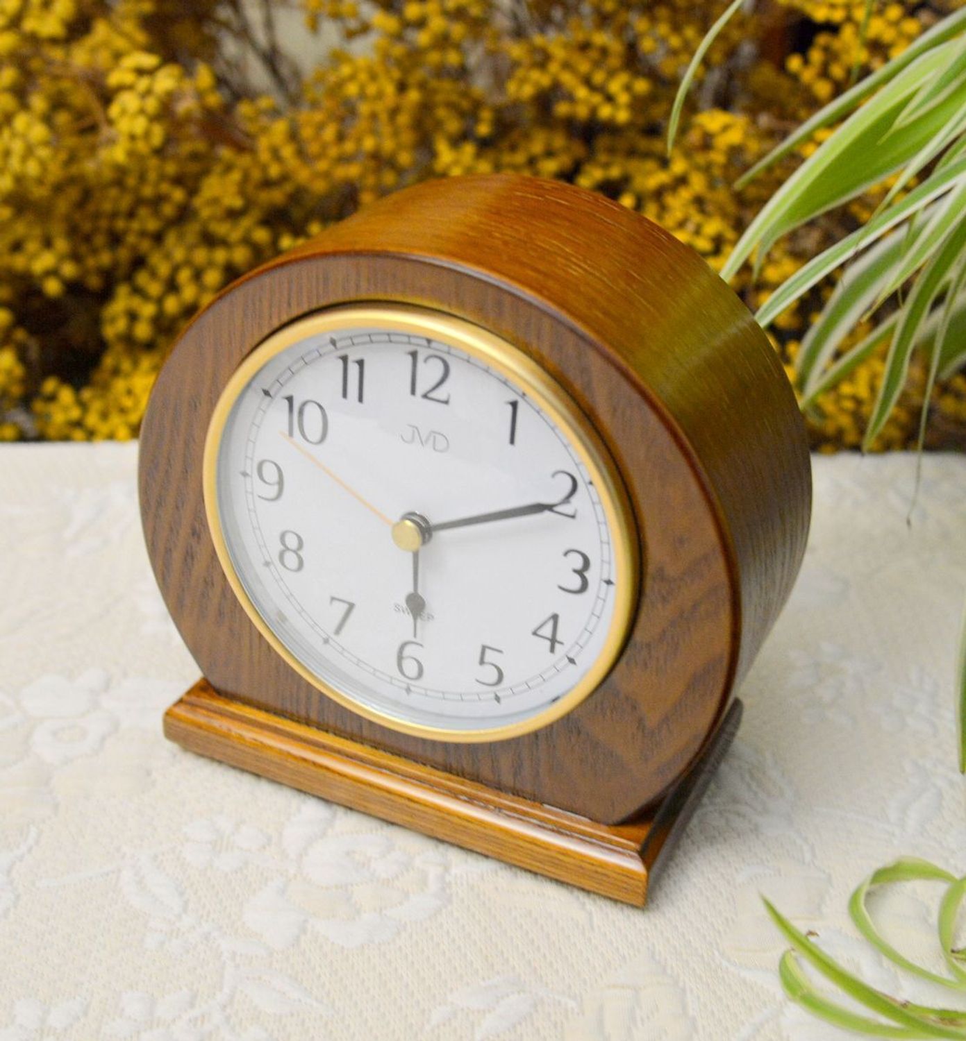 Zegar kominkowy drewniany JVD HS3280.2 - www.zegarki-diament.pl