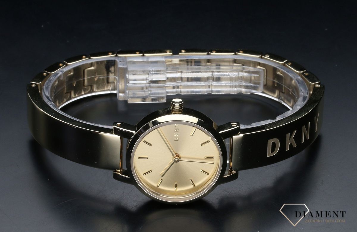 Złoty zegarek damski Donna Karan New York NY2307 DKNY - www.zegarki ...