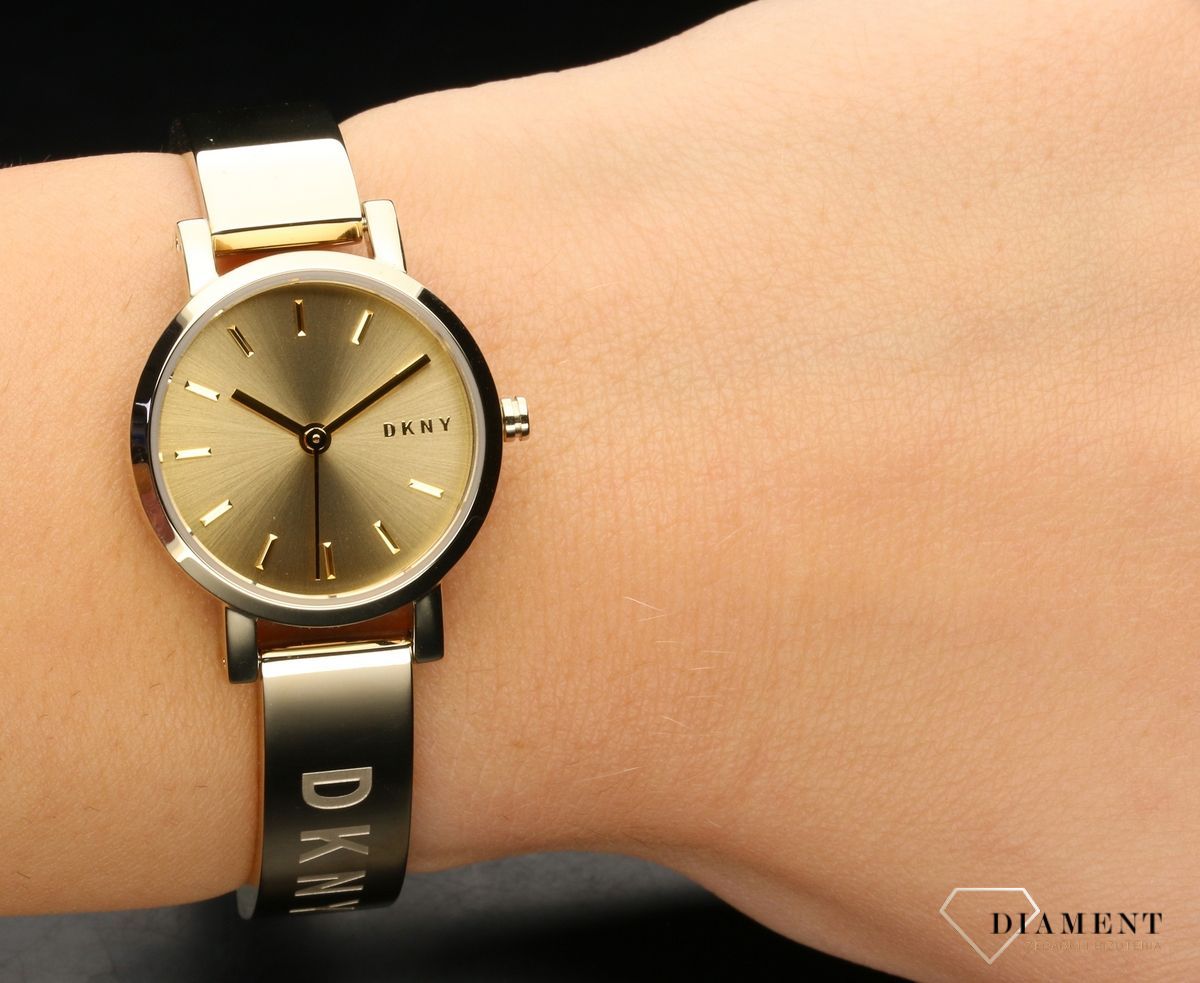 Złoty zegarek damski Donna Karan New York NY2307 DKNY - www.zegarki ...