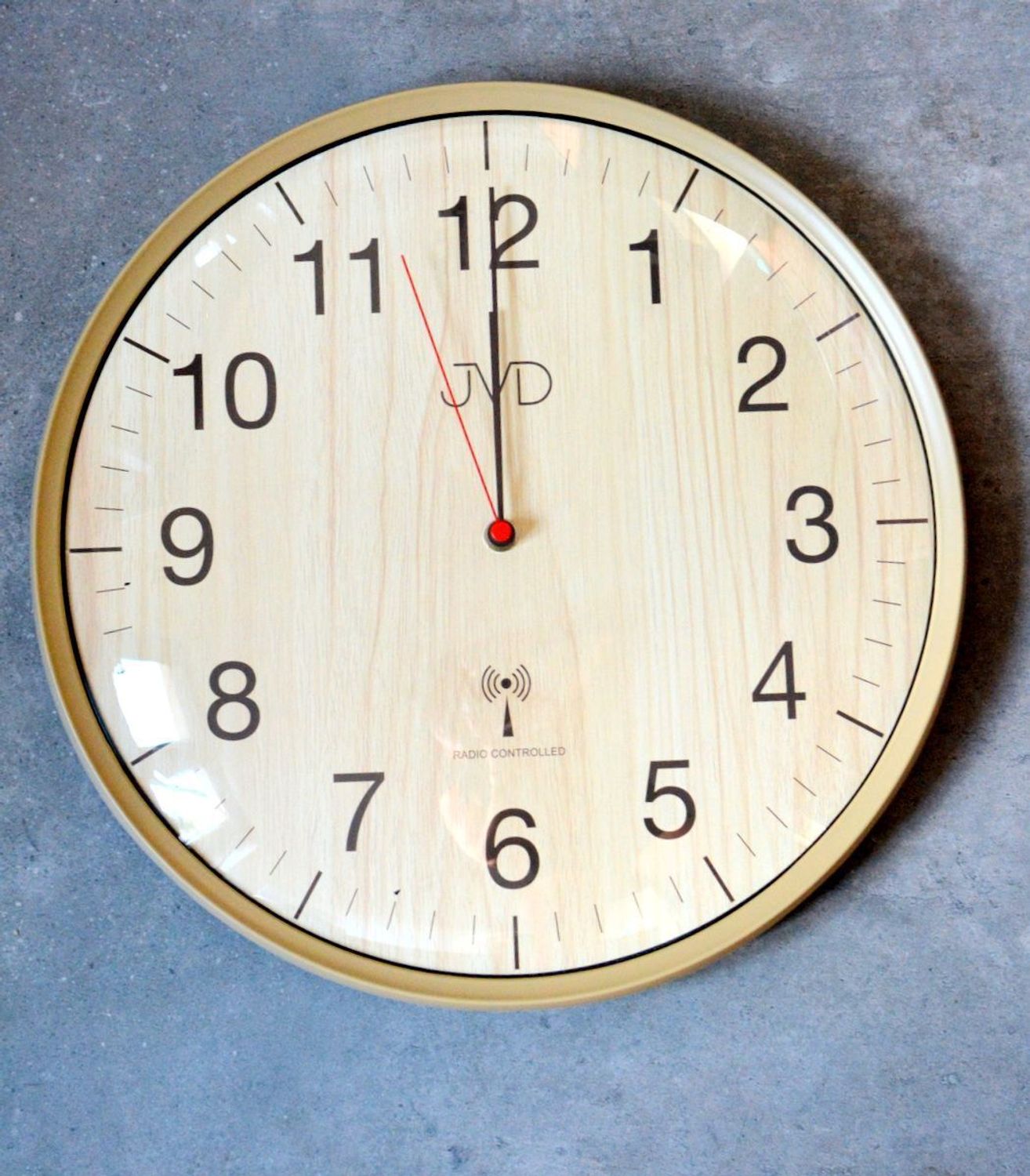 Zegar ścienny atomowy JVD RH17.2 sterowany falą radiową - www.zegarki-diament.pl