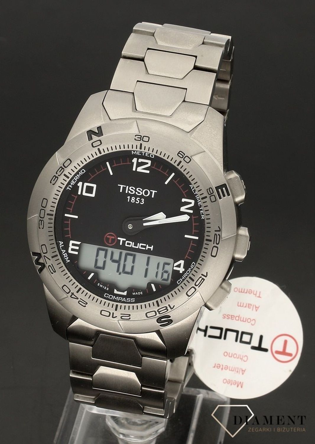 Zegarek męski Tissot T-Touch II Titanium T047.420.44.057.00 - www ...