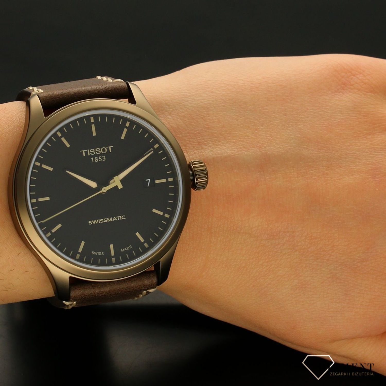 Zegarek męski Tissot Gent XL Swissmatic T116.407.36.051.00 - www ...